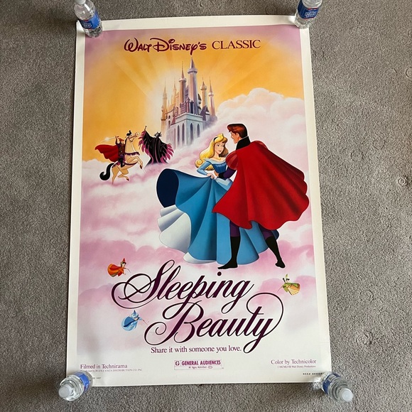 Disney | Art | Walt Disneys Sleeping Beauty Poster 27x 45 | Poshmark